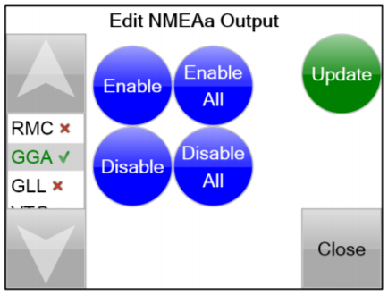 How do I Configure NMEA Sentences on LD6 Versions 101 and 105?