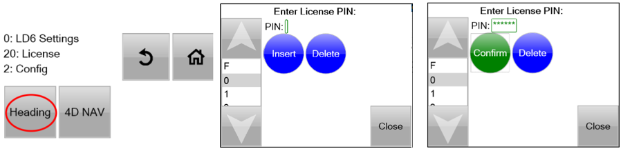 How do I Enable and Output a Heading From an LD6?