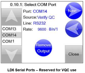 How do I Set up LD6 Outputs for VQC?