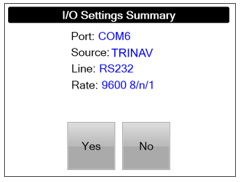 How do I Configure LD6 TRINAV Output?