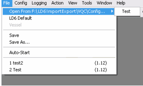 How to Import Verify QC Config Files from a USB to an LD6