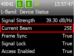 How do I Check or Change My LD5 L-band Beam?