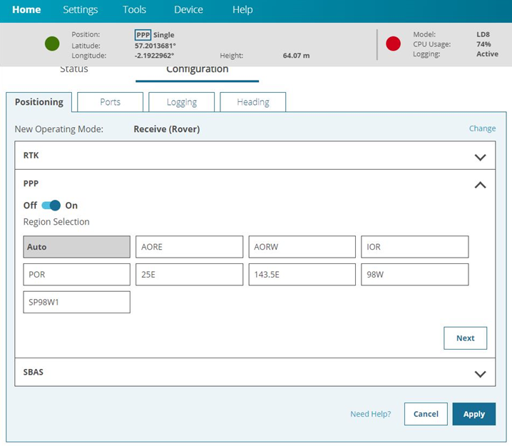 How do I Check or Change my LD8 L-band Beam?