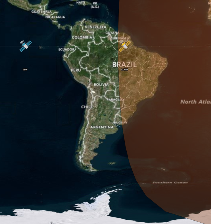 Which beams are available for use in the Americas region?