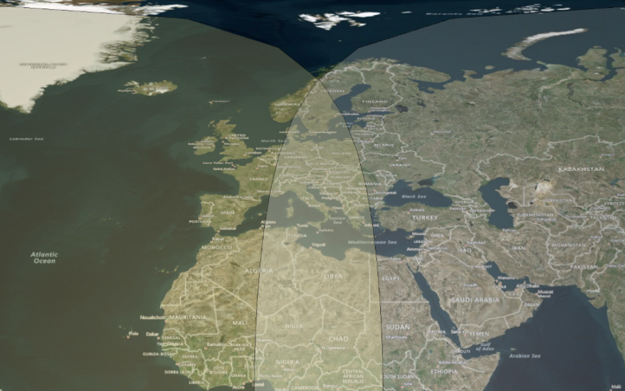 Which Beams are Available for Use in the Europe and Middle East Region?