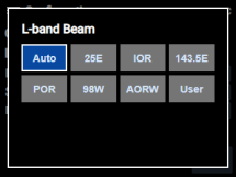 How do I check or change my LD900 L-band beam?