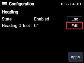 How do I Authorise, Enable and Configure Heading on an LD900?