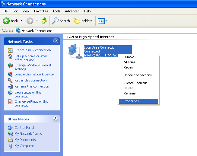 How do I Configure my PC to Connect my LD7?