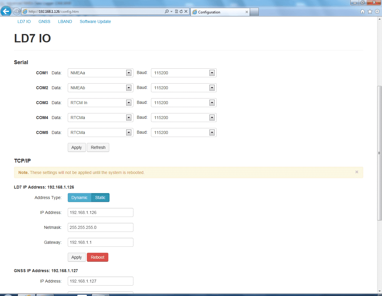 How do I Set my LD7 to Output HRP Message?